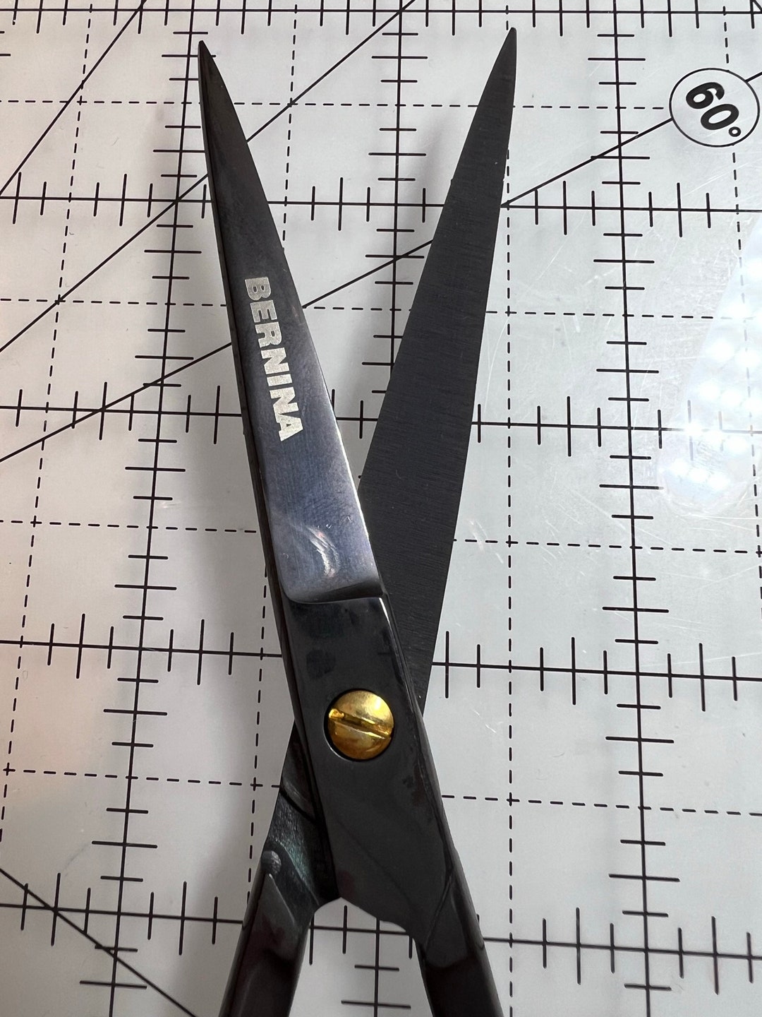 Limited Edition Bernina 6” Long Blade Black Scissors With Red Storage ...