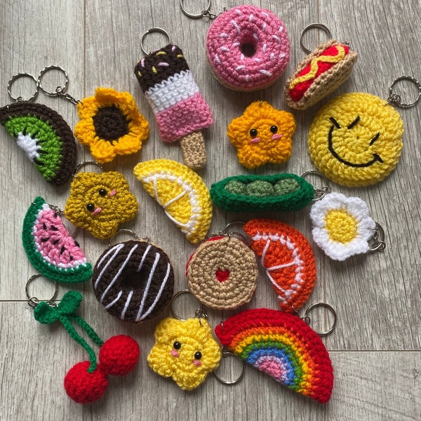 Crochet Keychain - Etsy UK