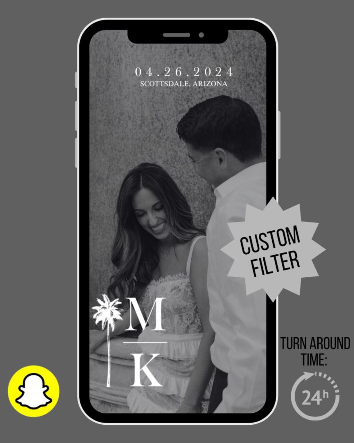 Custom Wedding Snapchat Filter - Wedding Filter, Birthday Filter ...