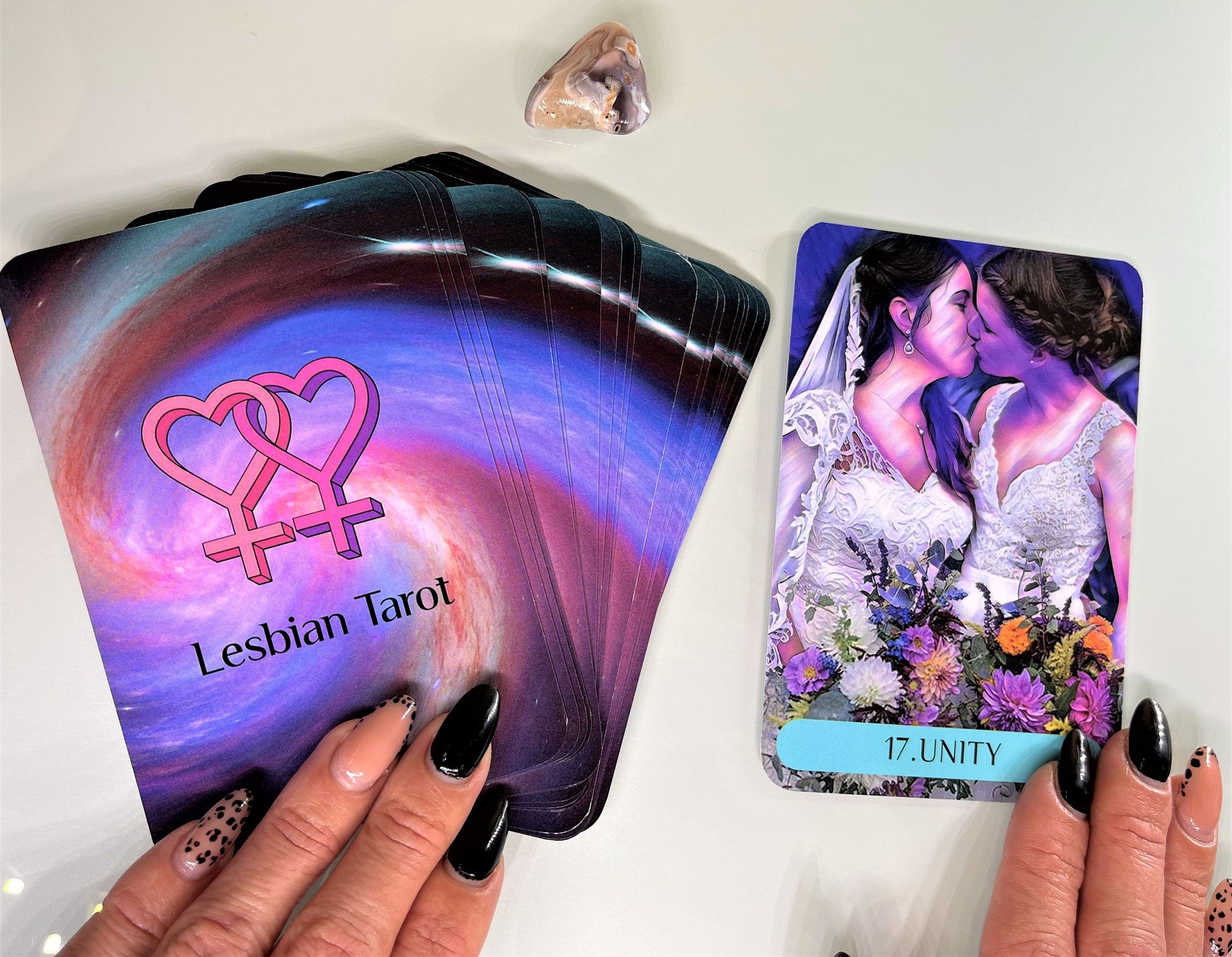 Lesbian Tarot Deck Oracle 21 Cards & Use Instruction | Etsy