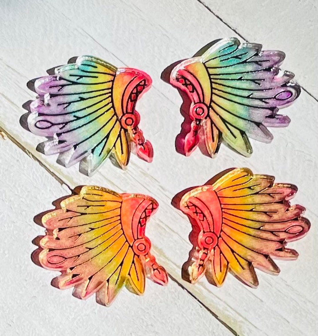 Headdress Cabochons, Native American Headdress - Etsy