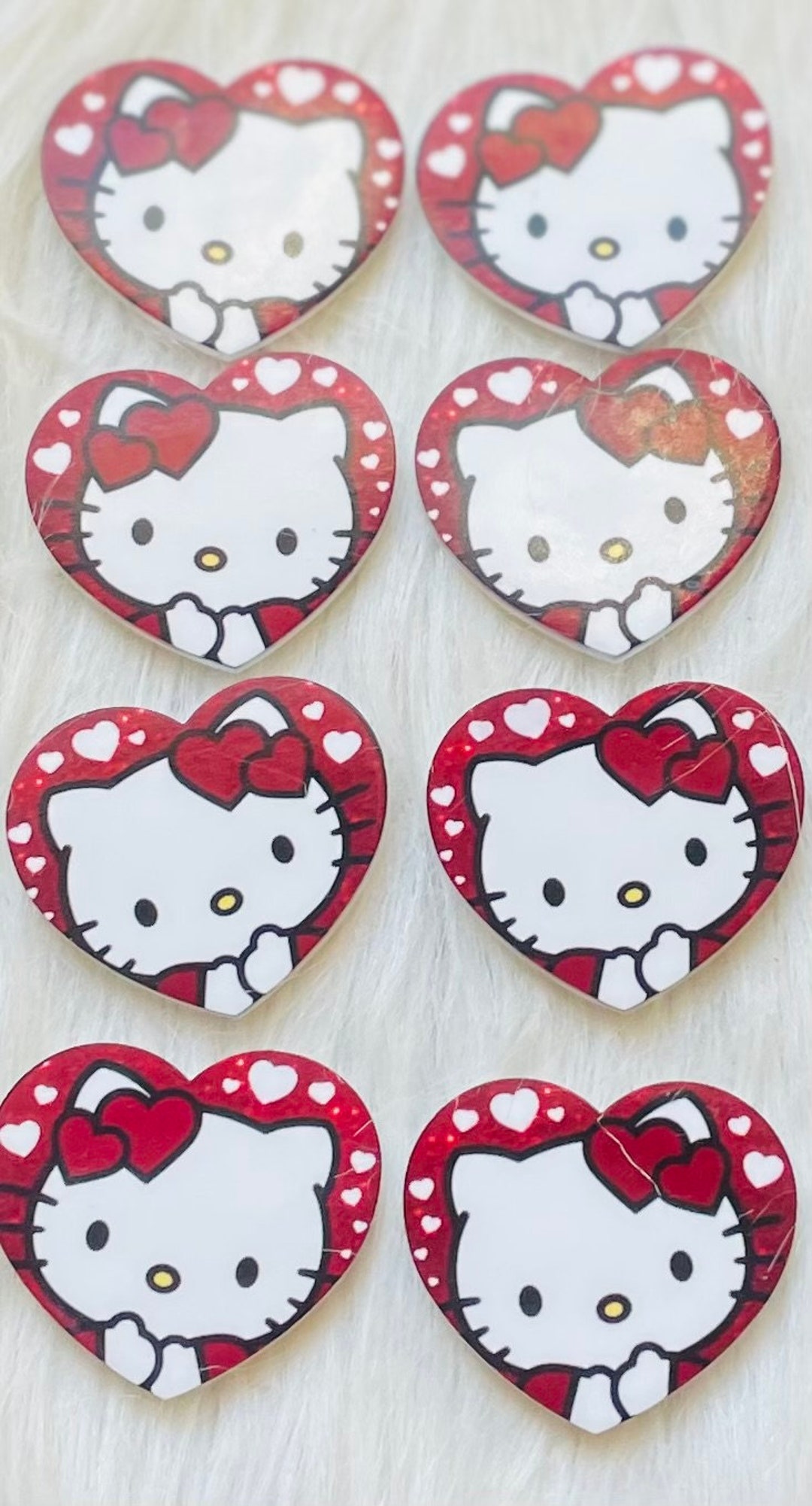 Hello Kitty Heart Centers - Etsy