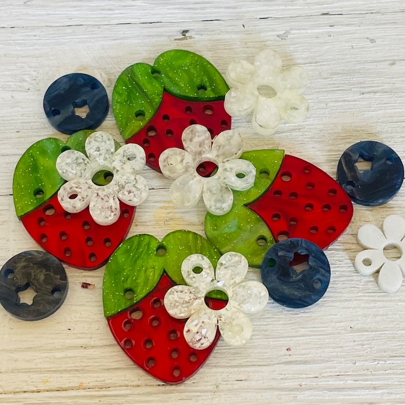 Blueberry Earrings - Etsy