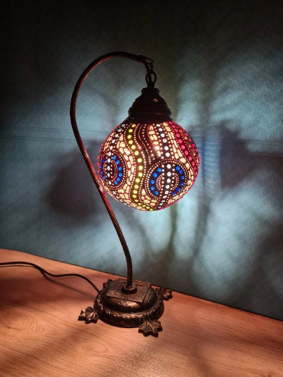 Home & Living Table Lamps Lamps Wood Lamp Bohemian Unique Decorative ...