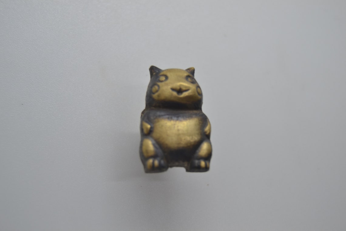 PIKACHU DRAWER KNOBS Brass Door Handle Wardrobe Handle - Etsy