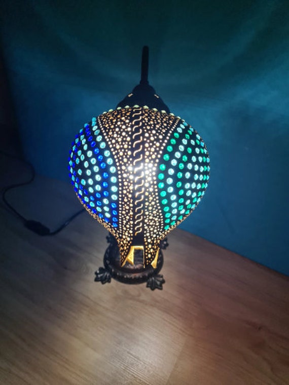 Home & Living Table Lamps Lamps Wood Lamp Bohemian Unique Decorative ...