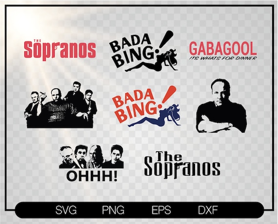 The Sopranos SVG Bundle Tony Soprano Svg Sopranos Tv Series | Etsy