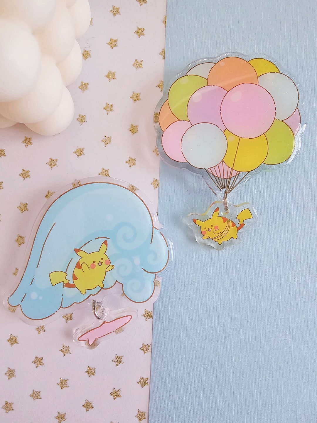 Balloon Companion, Surfing Companion Deco Acrylic Topper With Charm ...