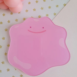 Glitter Ditto Coaster Acrylic Video Game Coaster Gift for - Etsy