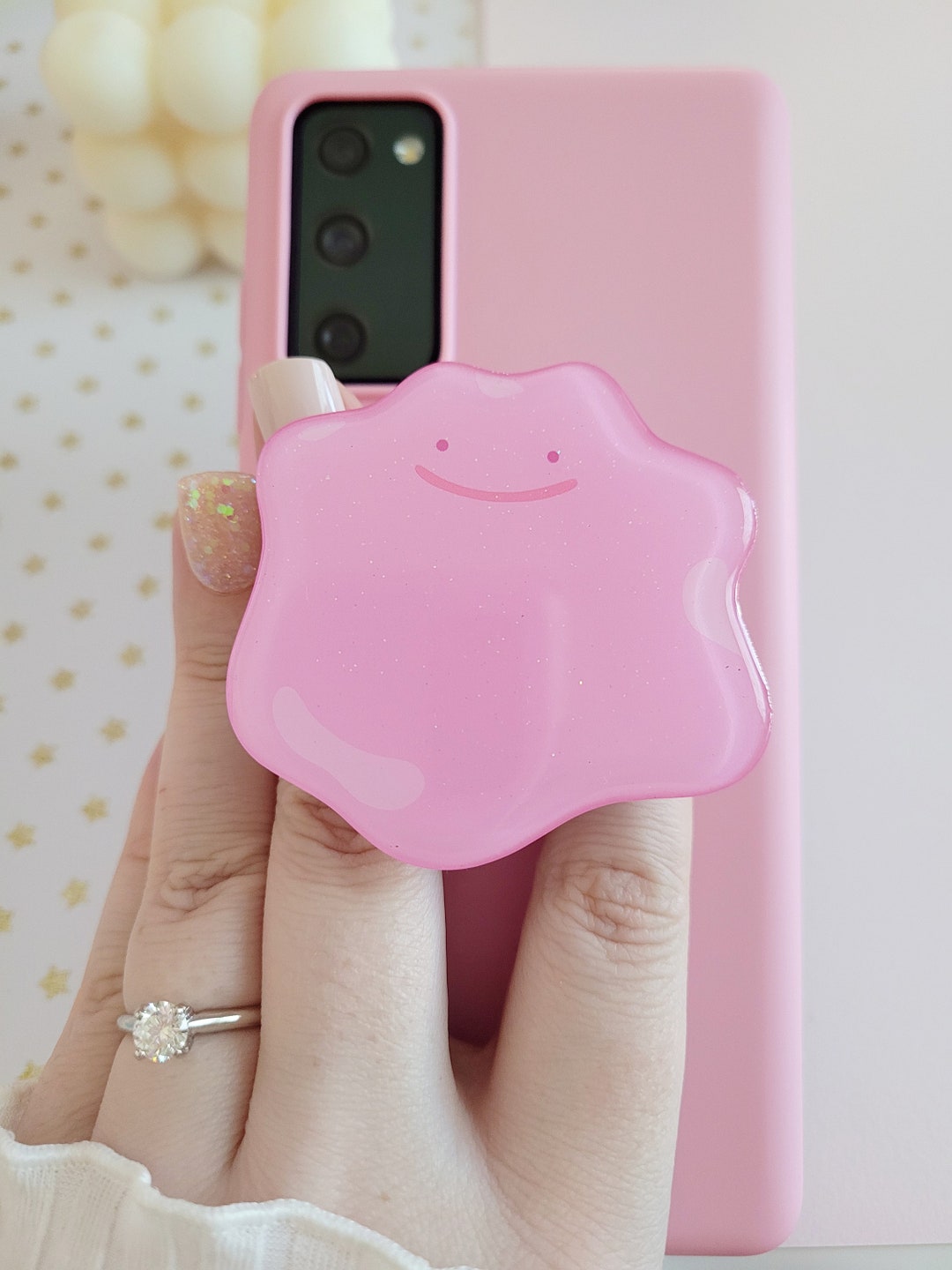 Ditto Acrylic Topper Phone Accessory Gamer Gift Kawaii - Etsy