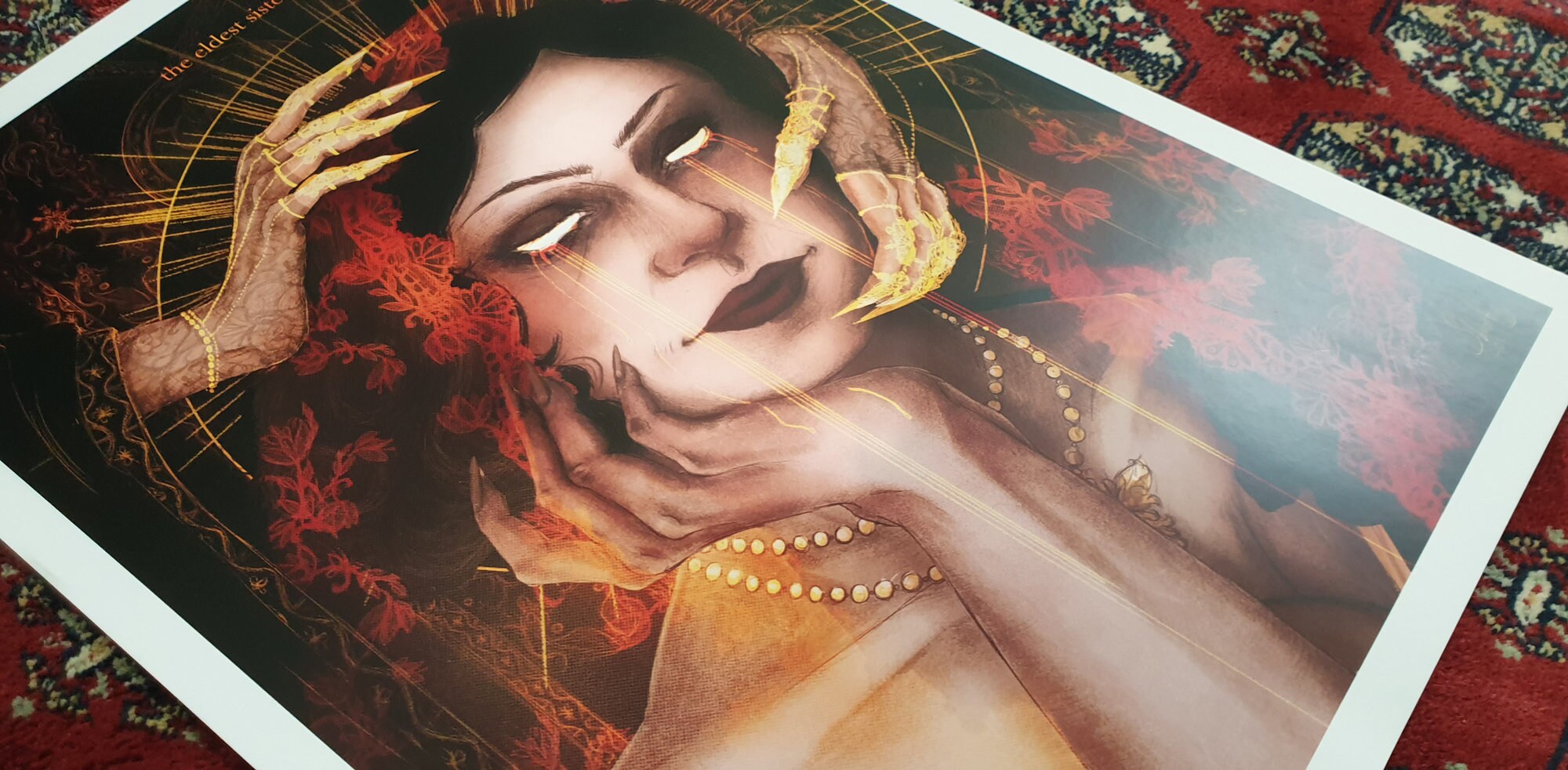 The Eldest Sister - Lady Dimitrescu Art Print FANART - Etsy Canada