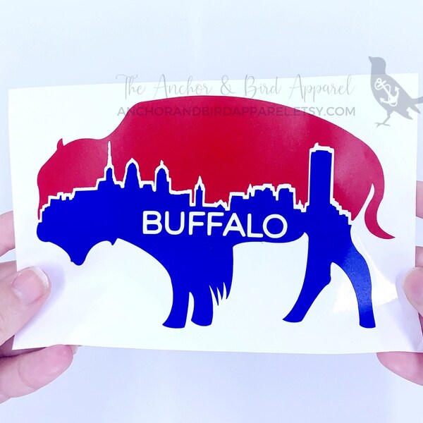 Buffalo Skyline Svg - Etsy