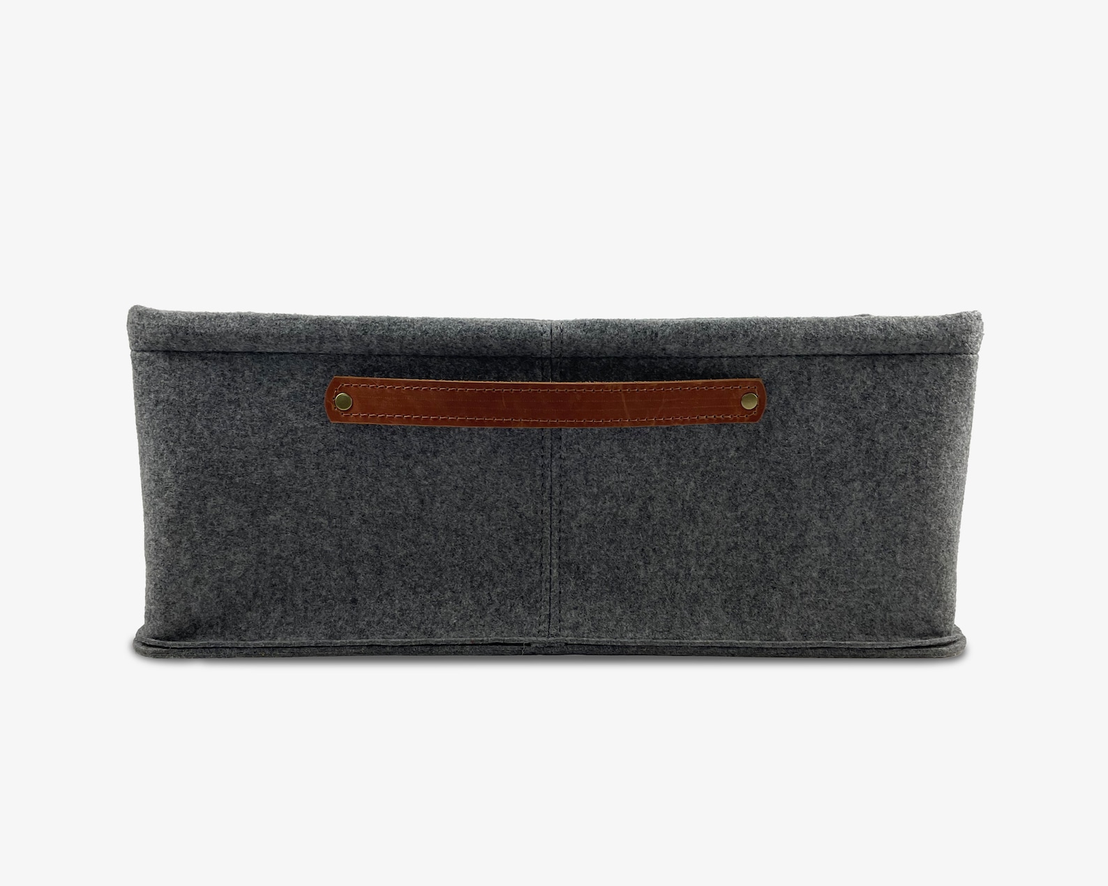 Storage Basket With Handle Custom Size Basket and Bins Felt - Etsy