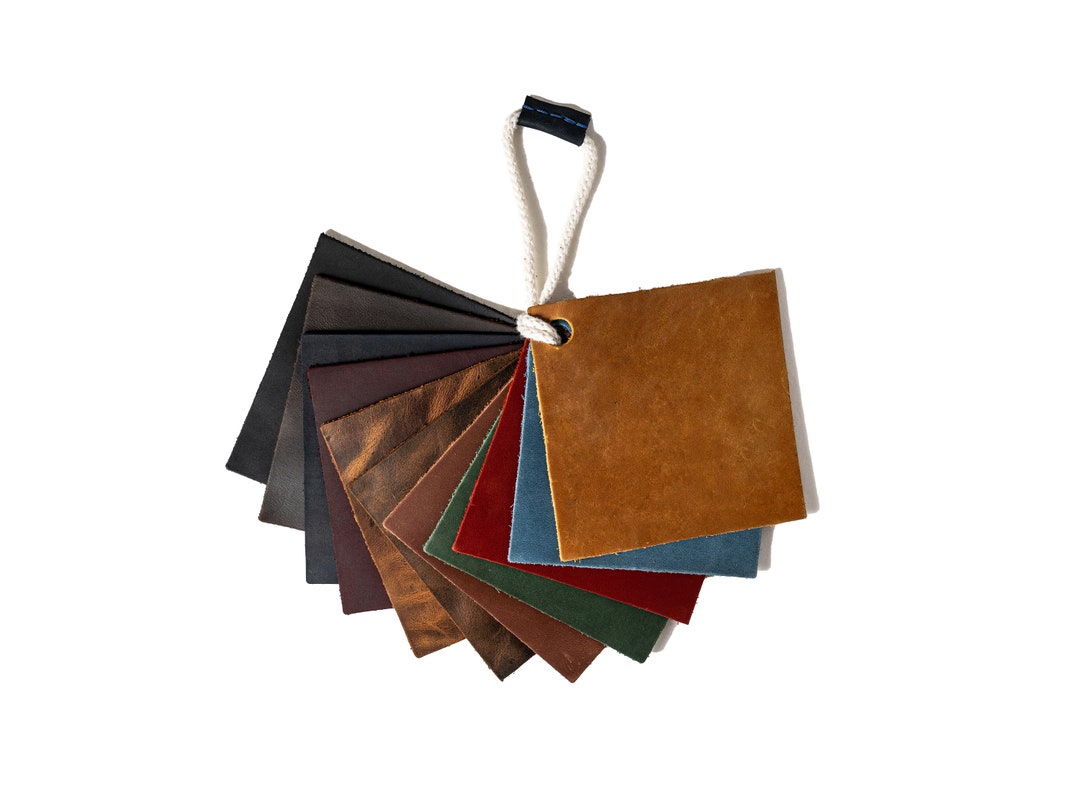 Leather Sample Swatch Set for Leatherwoodhome Goods - Etsy