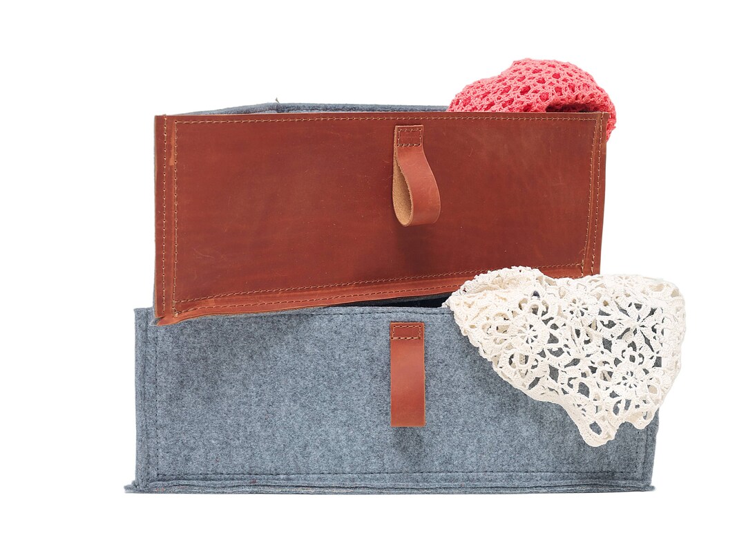 Corner Shelf Basket Custom Size - Triangle Storage Bin, Closet Storage ...