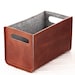 Leather Storage Basket, Custom Size Basket and Bins, Large Storage for ...