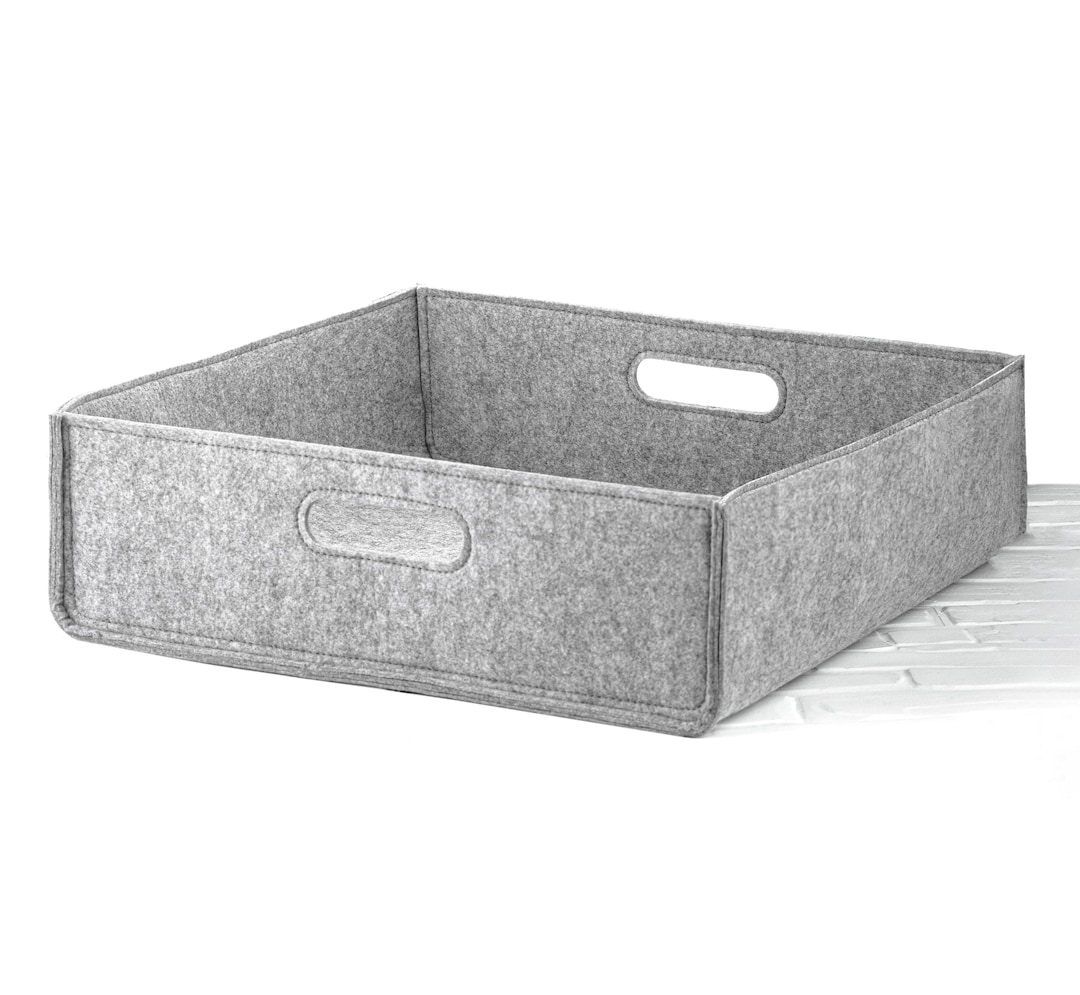 Felt Basket, Storage Basket, Felt Storage Bin, Strong Storage Basket ...