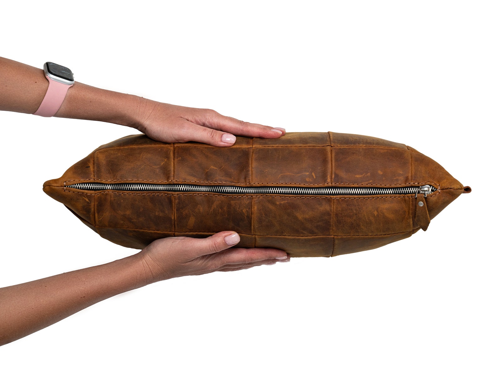 Real Leather Pillow Case, Leather Throw Pillows,leather Cushion Case ...