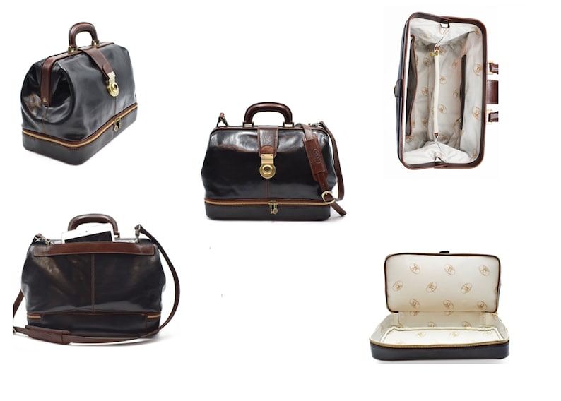 D&D - Minimal Doctor Bag With Instrument Compartment - Etsy Australia