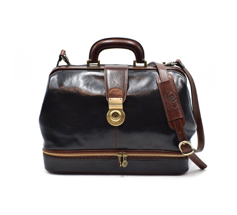 D&D - Minimal Doctor Bag With Instrument Compartment Bicolor - Etsy