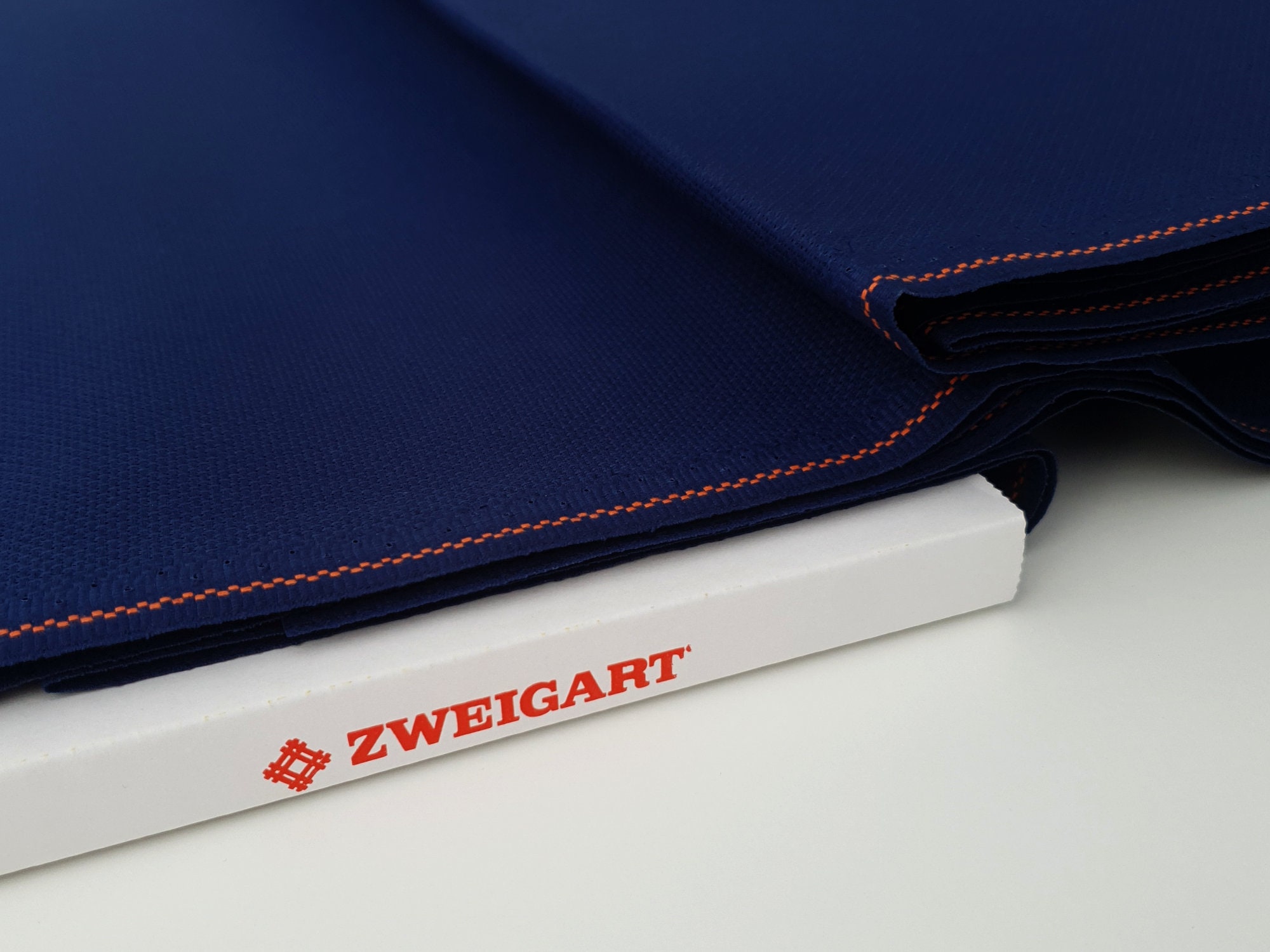 Zweigart Navy Aida Fabric: 18ct Cotton Cross Stitch Material - Etsy