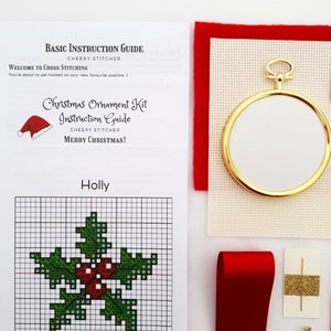 Holly Christmas Ornament Kit | DIY Christmas Decoration | Christmas ...