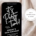 Modern Customizable Event Invitation Template, Digital Mobile Text ...