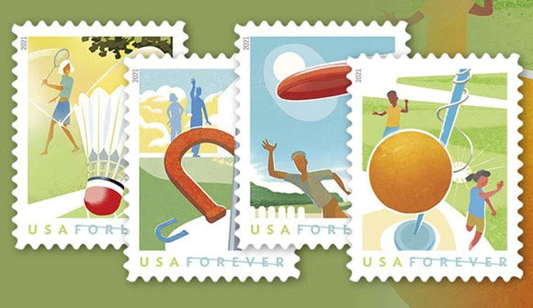 100 Backyard Games 2021 Stamps Perfect for Invitation and - Etsy