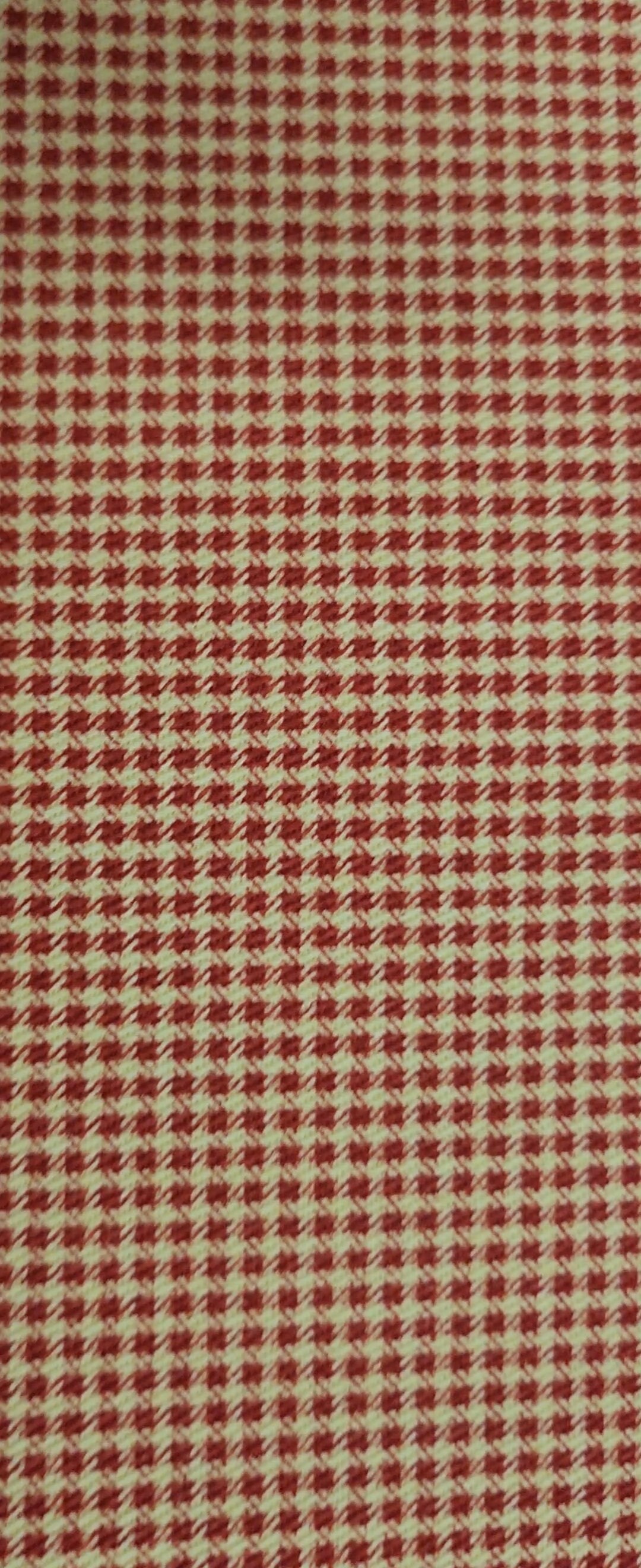Red and Pale Yellow Check Gingham Fabric 100% Cotton French Country ...