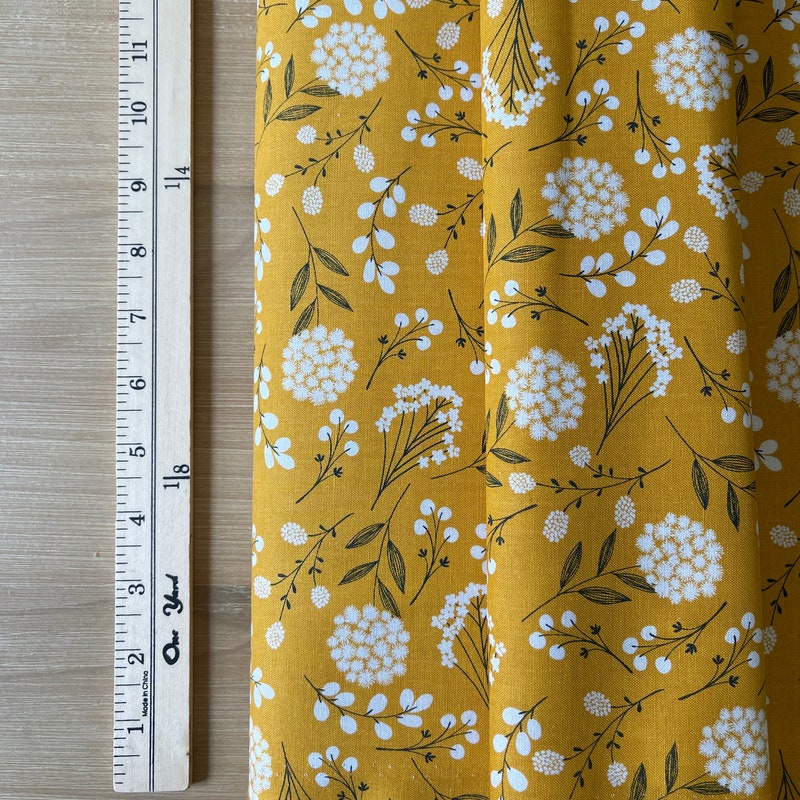 Mustard Fabric - Etsy