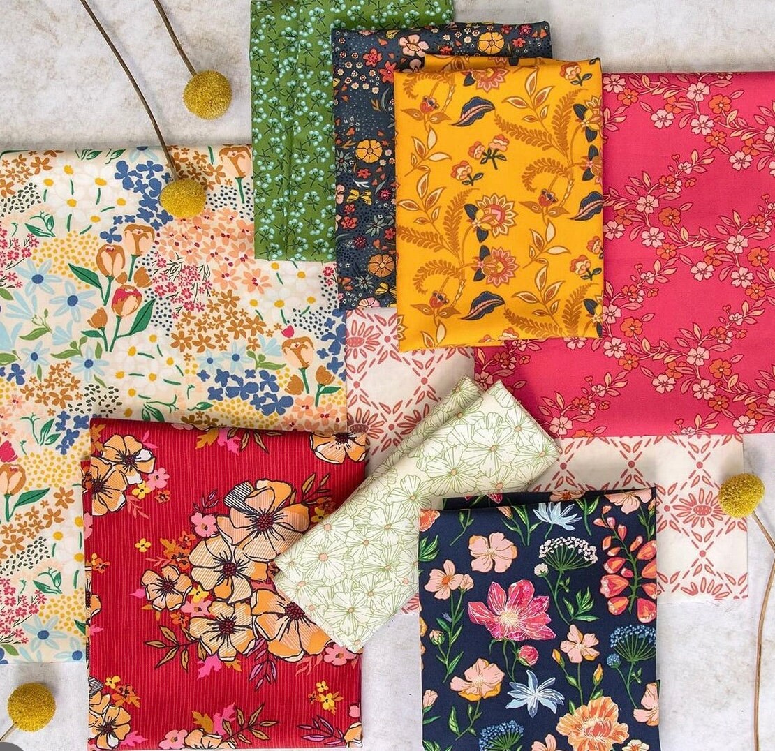 The Flower Fields, by Maureen Cracknell for Art Gallery Fabrics ...