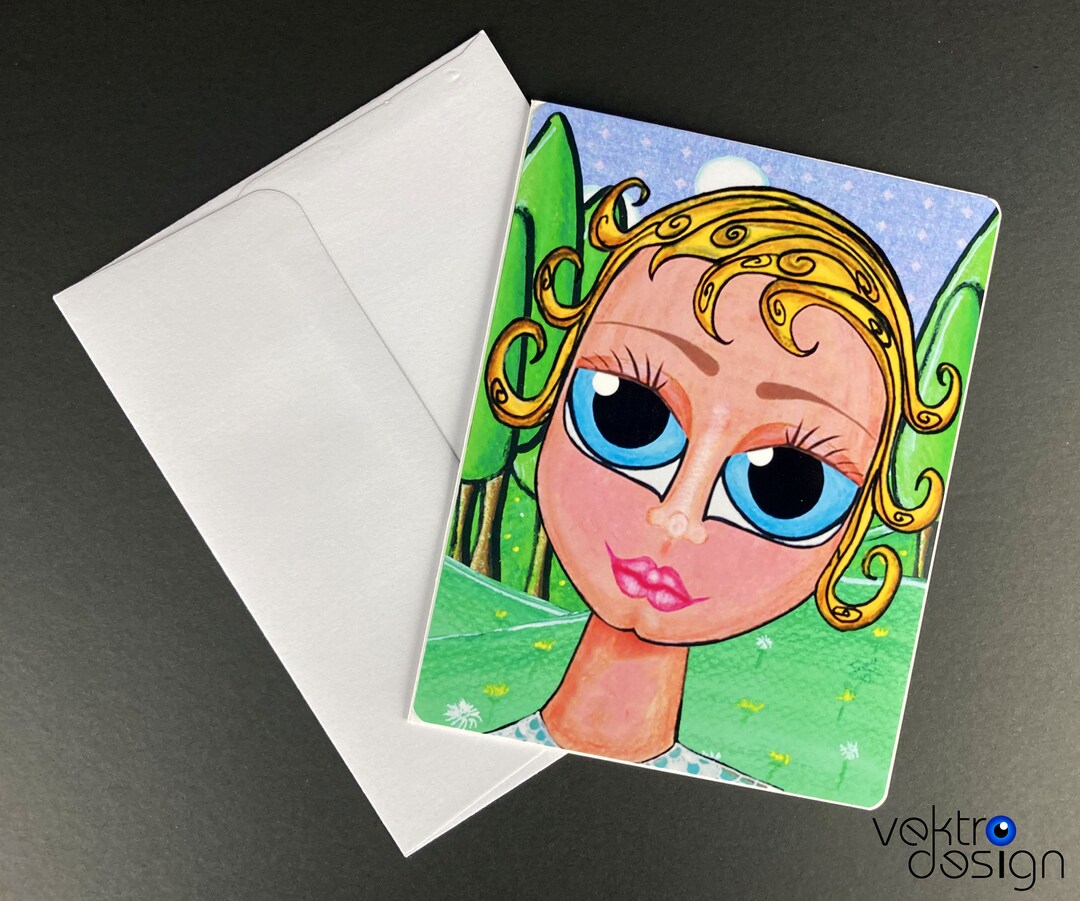 Handmade Greeting Card, Customizable Card, Children Card, Kid Greeting ...