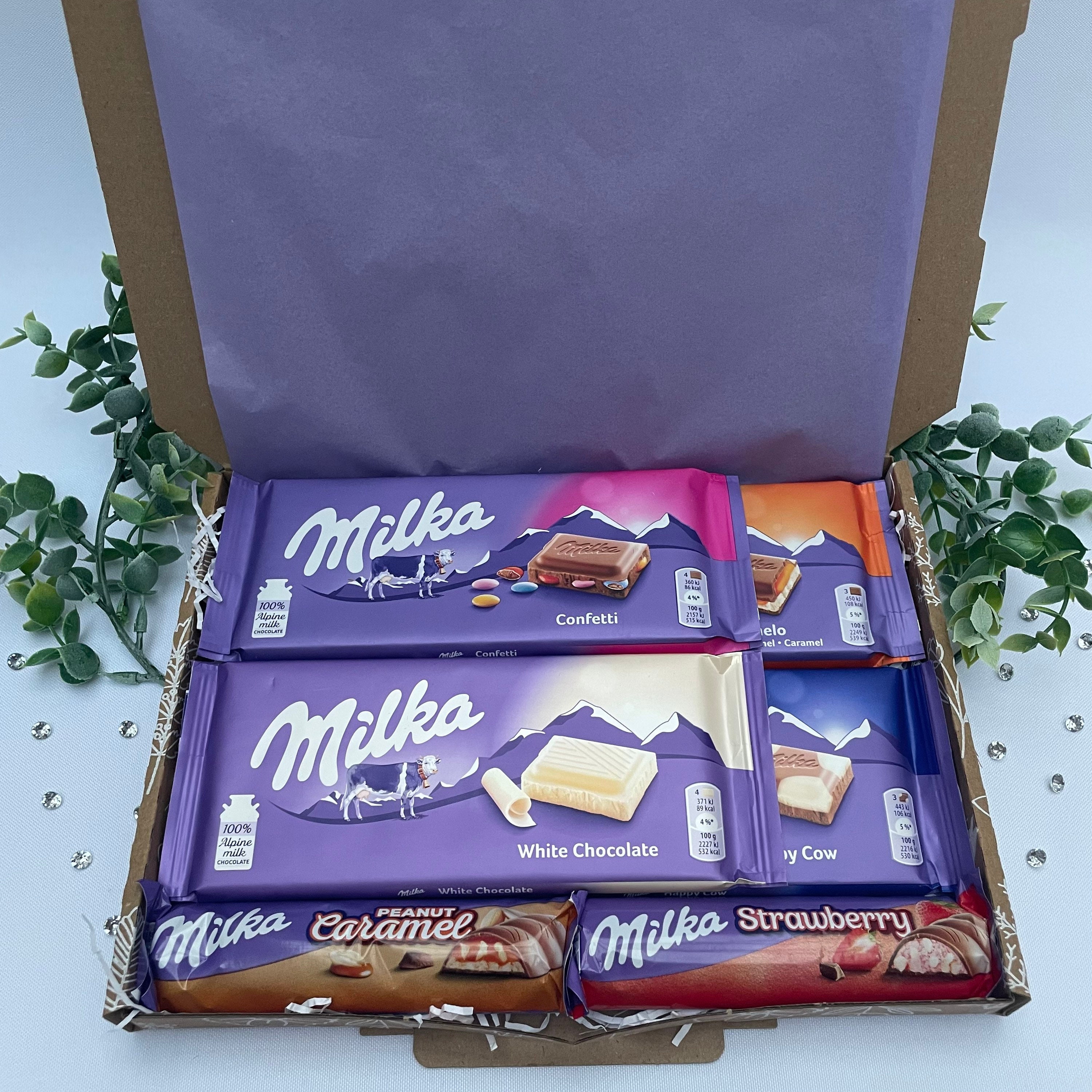 Milka Chocolate Hamper, Chocolate Gift Box, Chocolate Treat Box ...