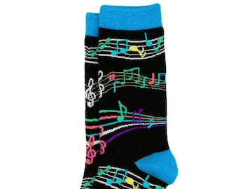 Music Note Sock - Etsy