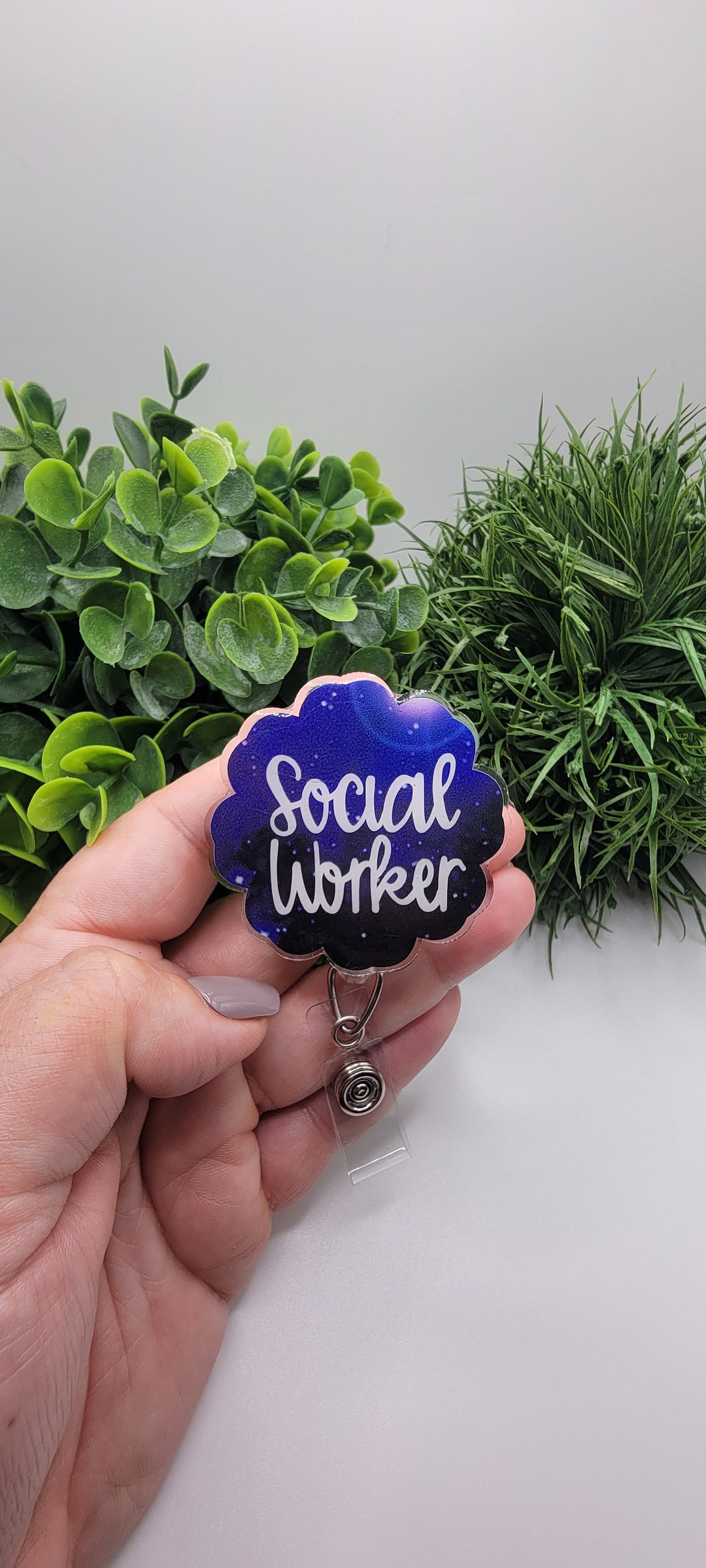 Social Worker Badge Reel - Etsy