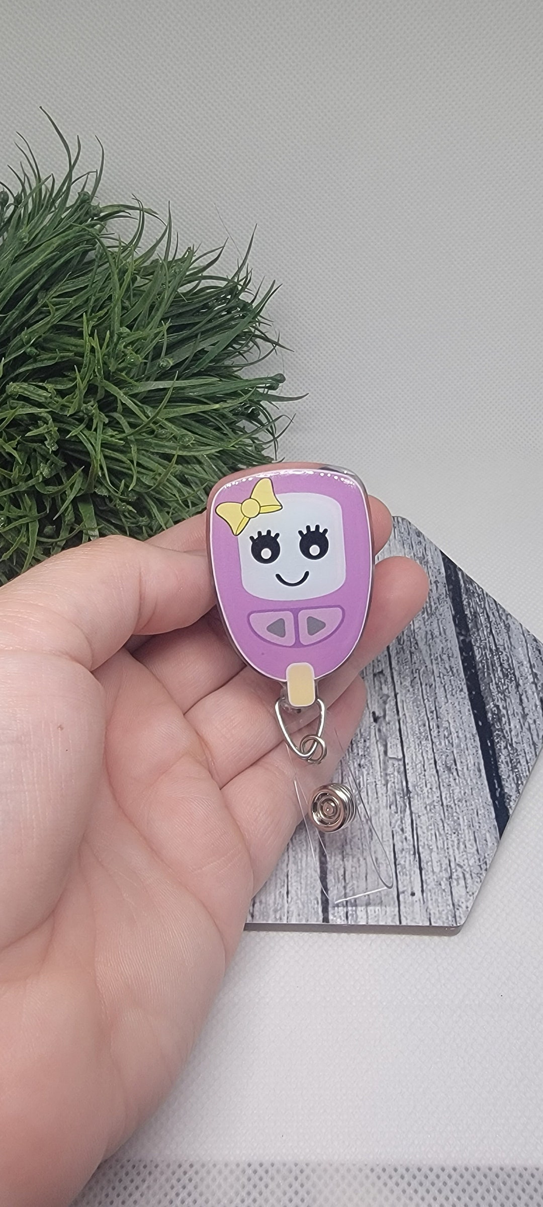Glucometer Badge Reel | Diabetes Badge Reel - Etsy