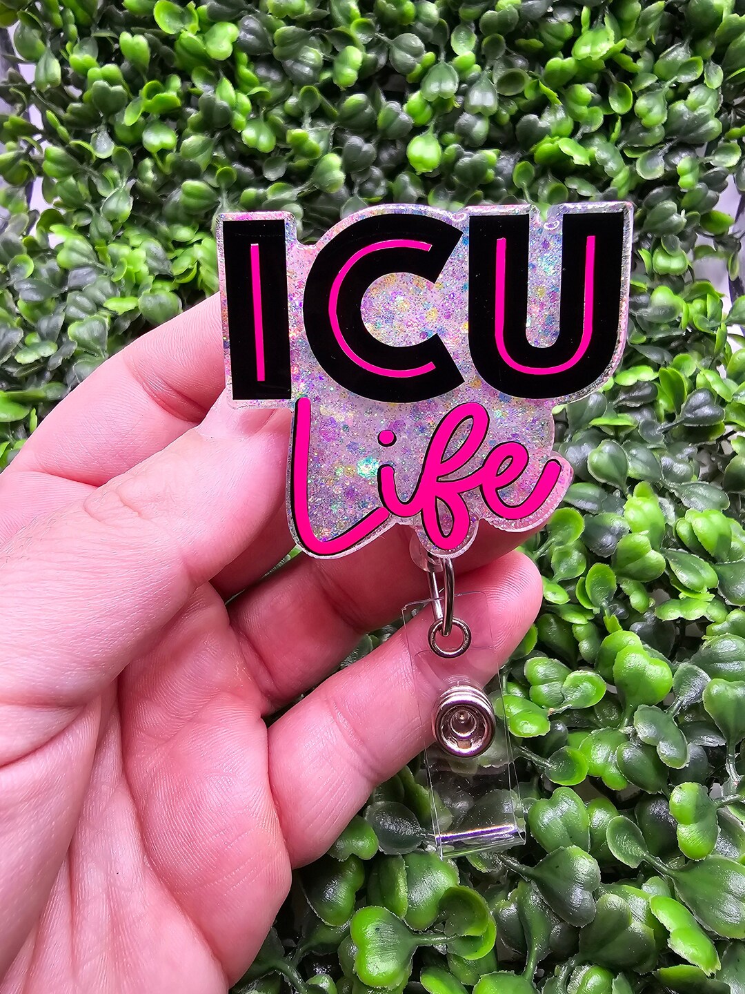 ICU Life Badge Reel - Etsy