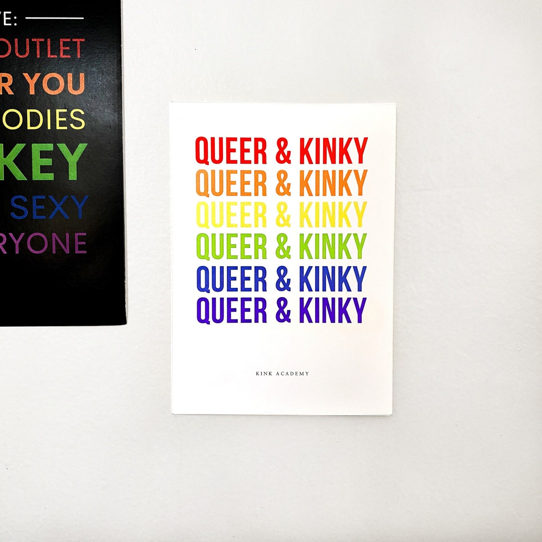 Queer & Kinky 5x7 Print Sexy Kinky Wall Art - Etsy