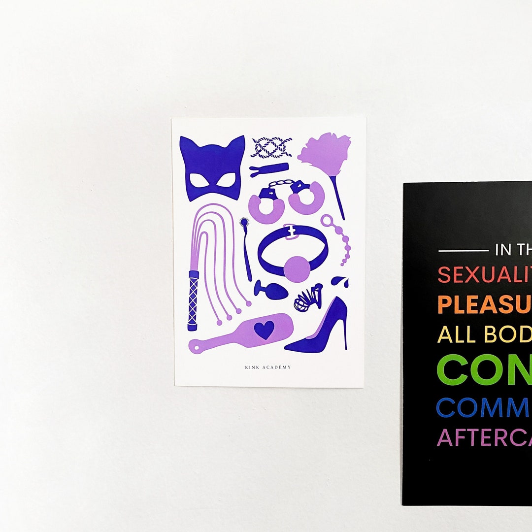 Kink BDSM Gear Art Print Sexy Kinky Wall Art - Etsy