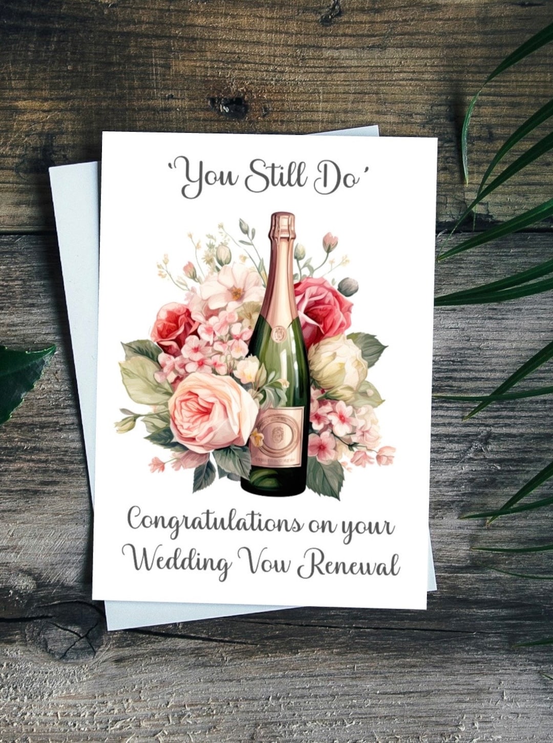 Wedding Vow Renewal Card ‘as You Renew Your Vows’ - Etsy