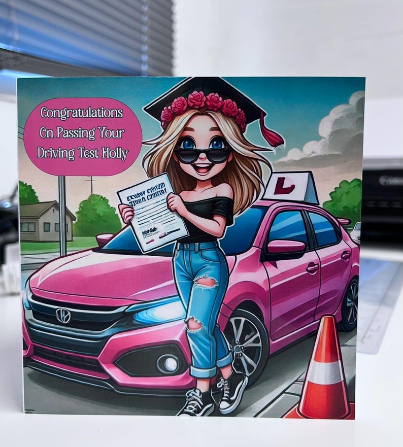 Passed Your Driving Test Card Personalised Congratulations for Daughter ...