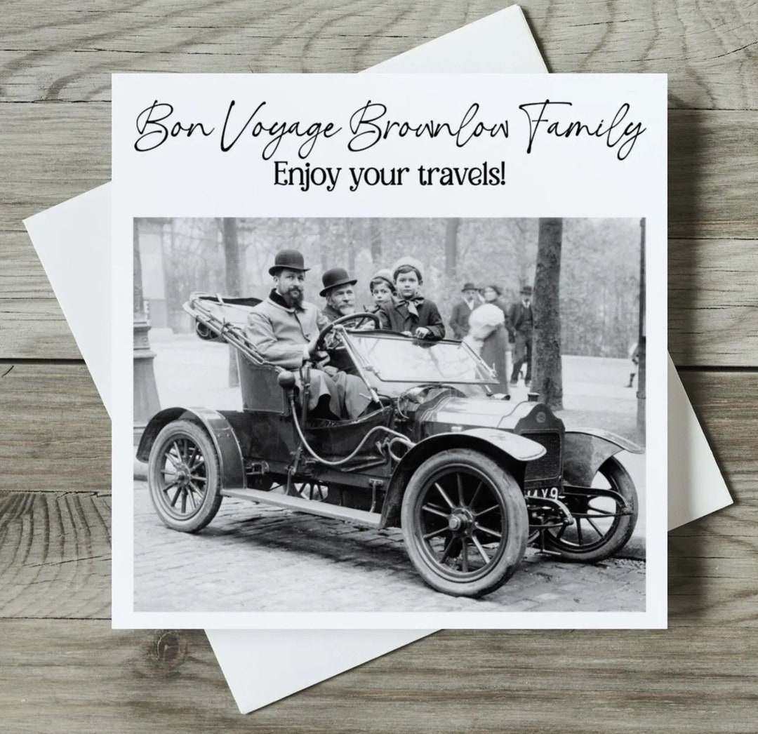 Personalised Moving Abroad Card, Bon Voyage, New Adventures, Emigrating ...