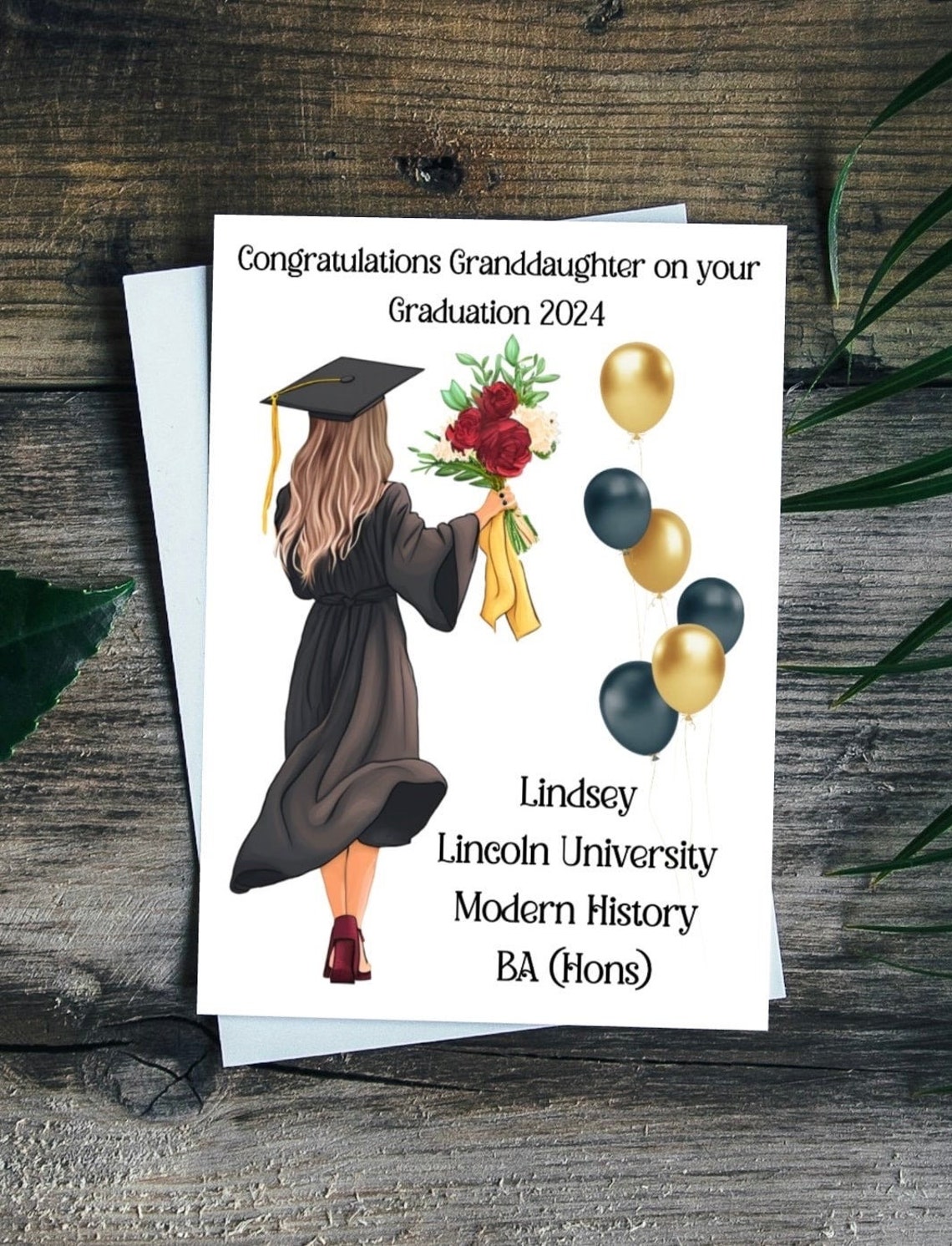 Personalised Graduation Card Daughter Granddaughter Graduation 2025 - Etsy