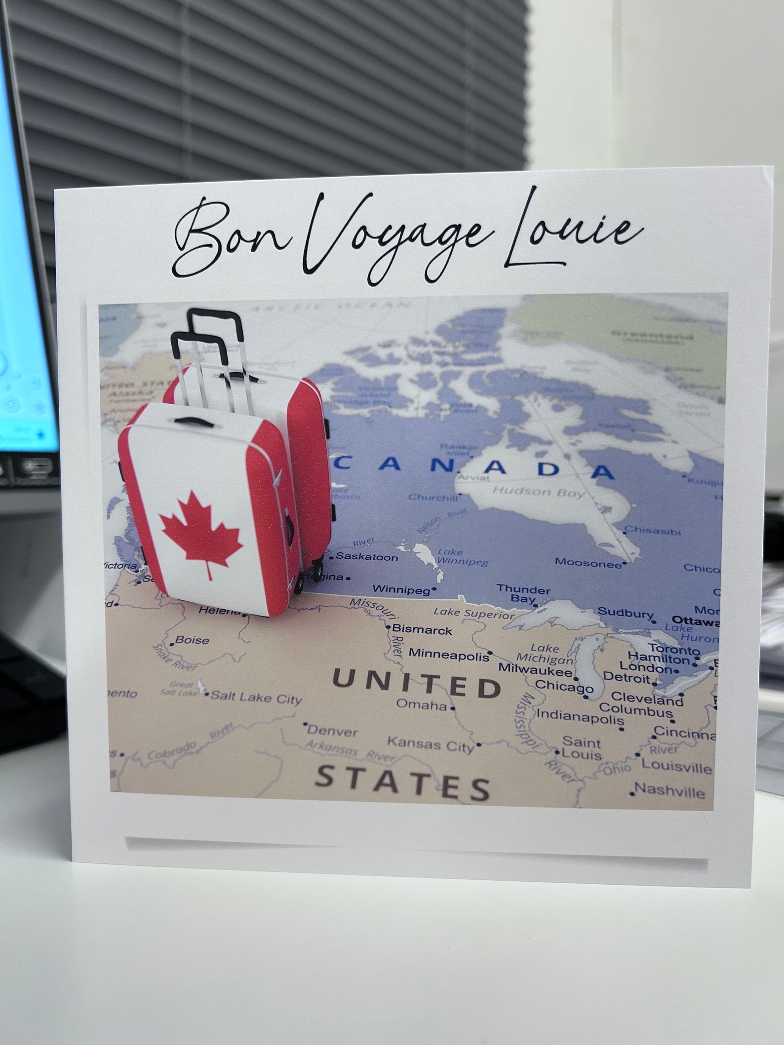 Personalised Moving Abroad Card, Bon Voyage, New Adventures, Emigrating ...