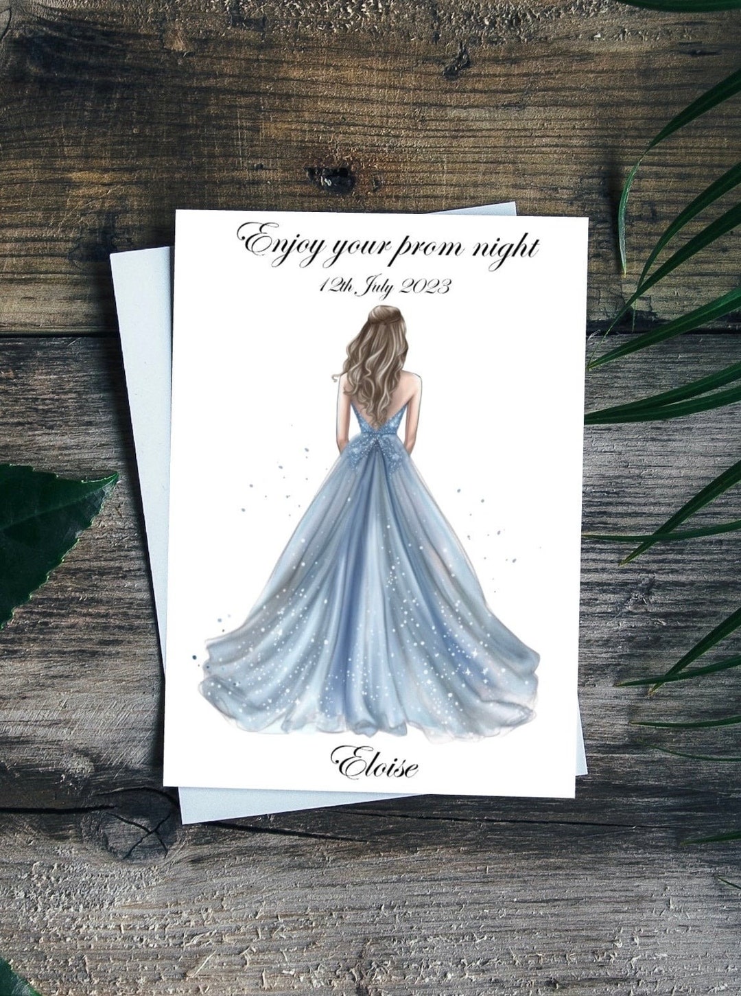 Daughter Prom Card Personalised Goddaughter Granddaughter Niece - Etsy UK
