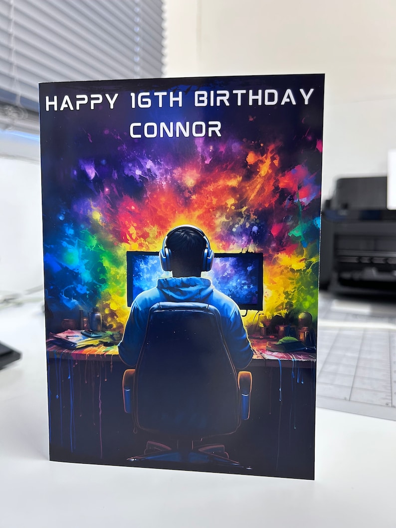 Personalised 13th 14th 15th 16th 17th 18th 19th 20th 21st Birthday Card ...