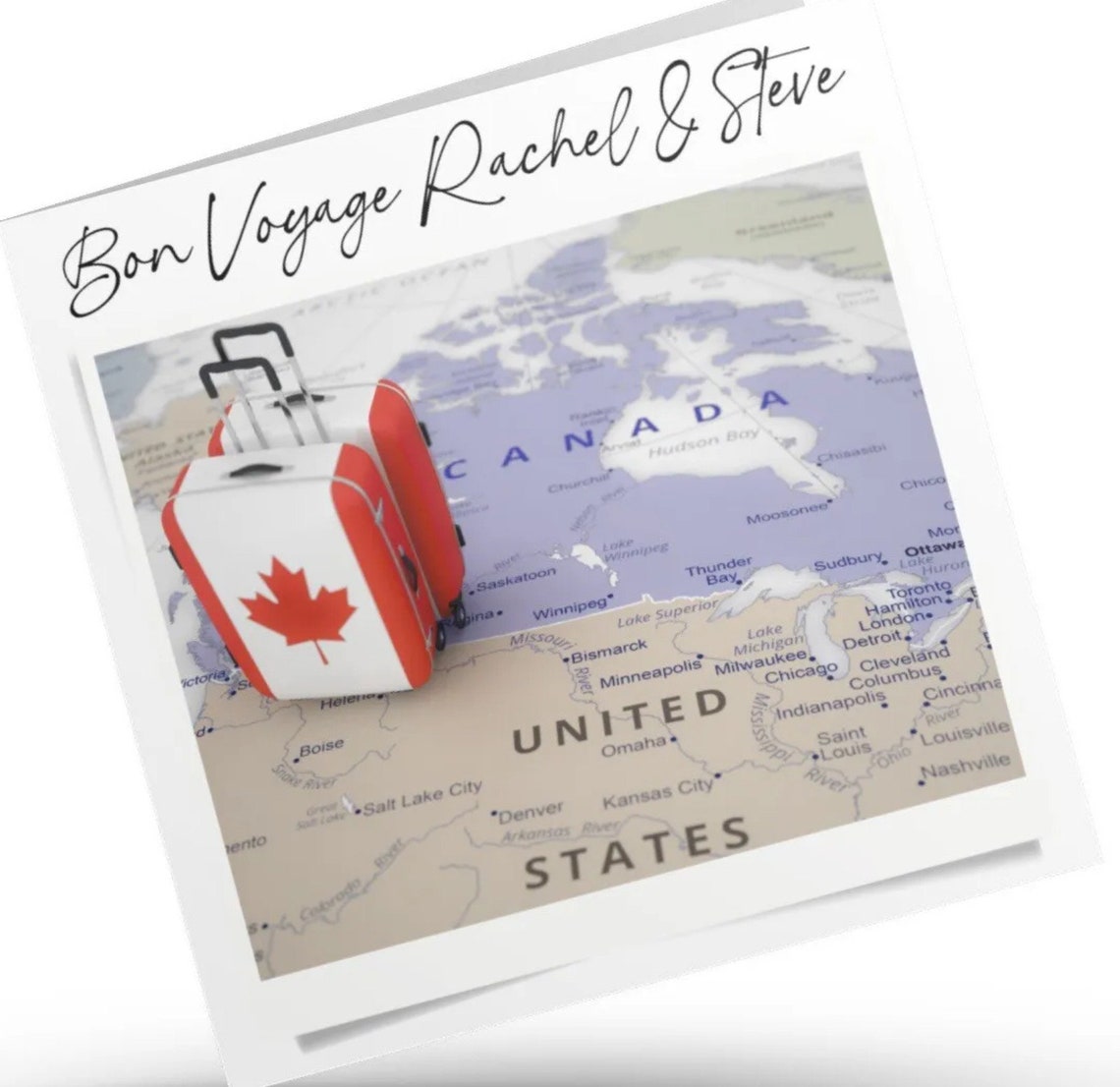 Personalised Moving Abroad Card, Bon Voyage, New Adventures, Emigrating ...