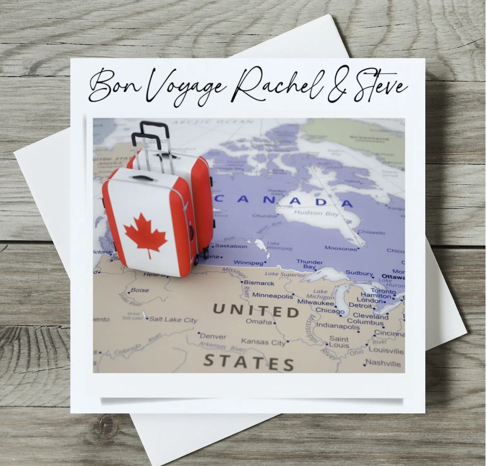Personalised Moving Abroad Card, Bon Voyage, New Adventures, Emigrating ...