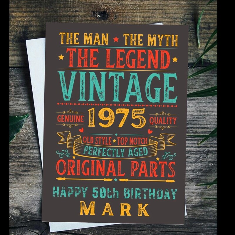 50th Birthday Male Decorations - Etsy
