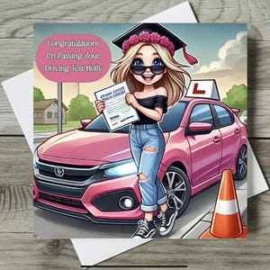 Passed Your Driving Test Card Personalised Congratulations for Daughter ...